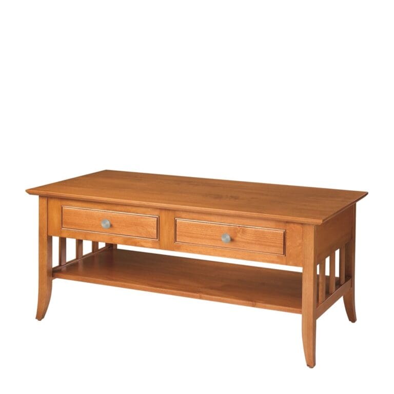 Passages: Rectangular Coffee Table with 2 Drawers and Shelf - GPC Furniture